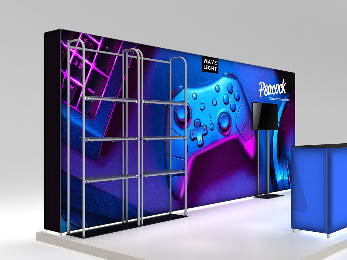Peacock - 3mx6m Inline Display – BrandStand UK